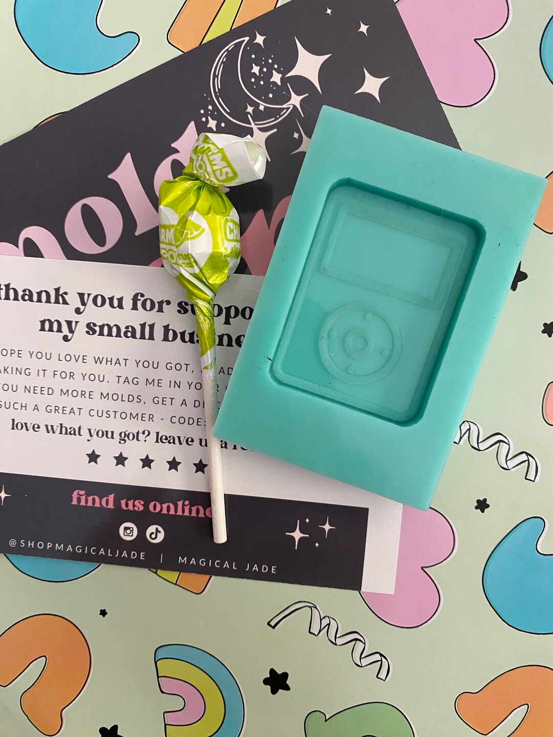 Y2K Music Player Flat Silicone Mold for Epoxy Resin Molds Nostalgic ...