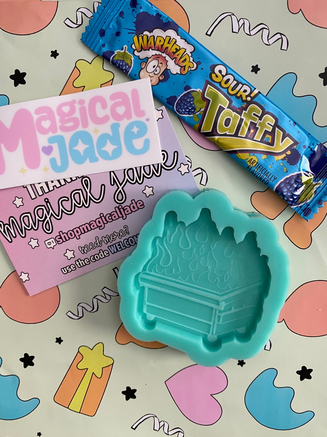 Dumpster Fire Resin Mold, Silicone Molds for Epoxy Resin, Resin ...