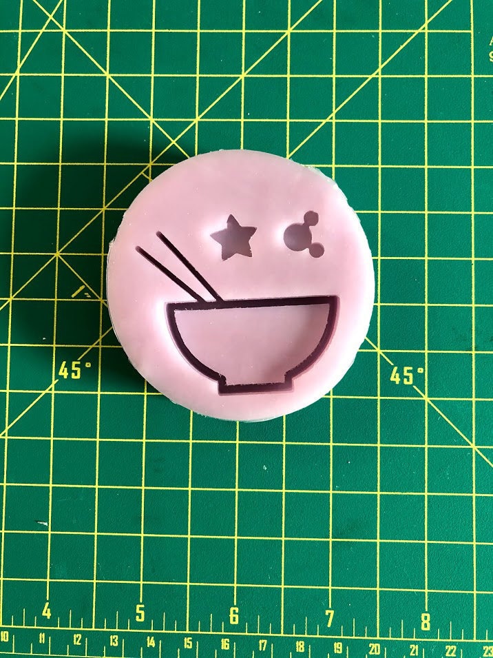 Ramen Noodle Bowl Silicone Mold, Epoxy Resin Shaker Keychain - Etsy