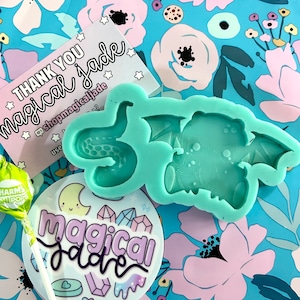 Cthulhu Silicone Molds, Epoxy Resin Molds, Flat Keychain Molds, Molds ...