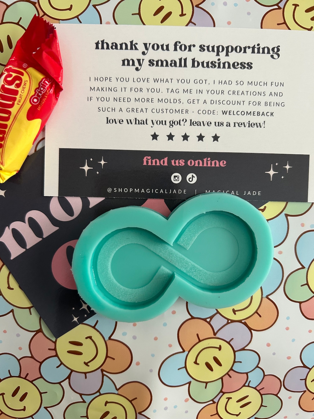 Infinity Symbol Resin Mold, Silicone Mold for Epoxy Resin, Keychain ...