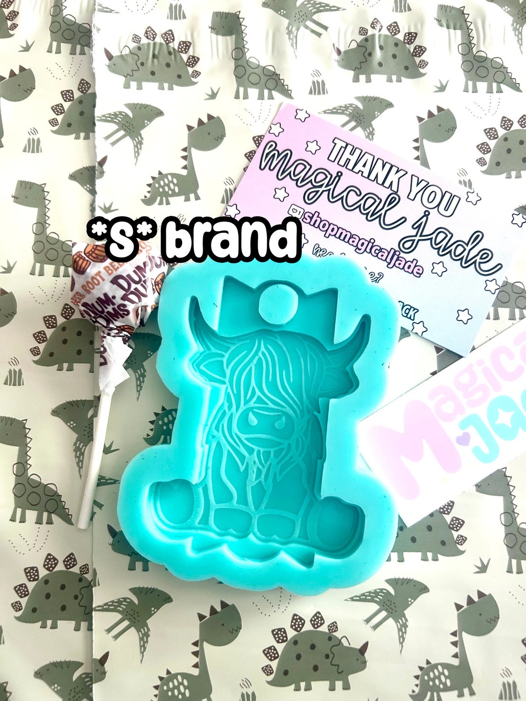 40oz Tumbler Plate Highland Calf Silicone Mold, Epoxy Resin Molds for ...