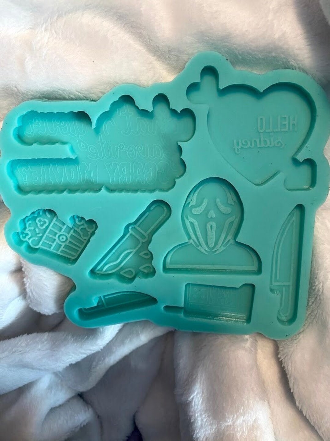 90s Slasher Movie Silicone Mold: Horror Resin Charms - Etsy