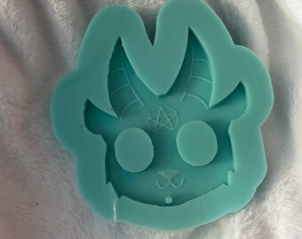 Sculpting & Forming Craft Supplies & Tools MTO Baphomet Kitty Mold etna ...