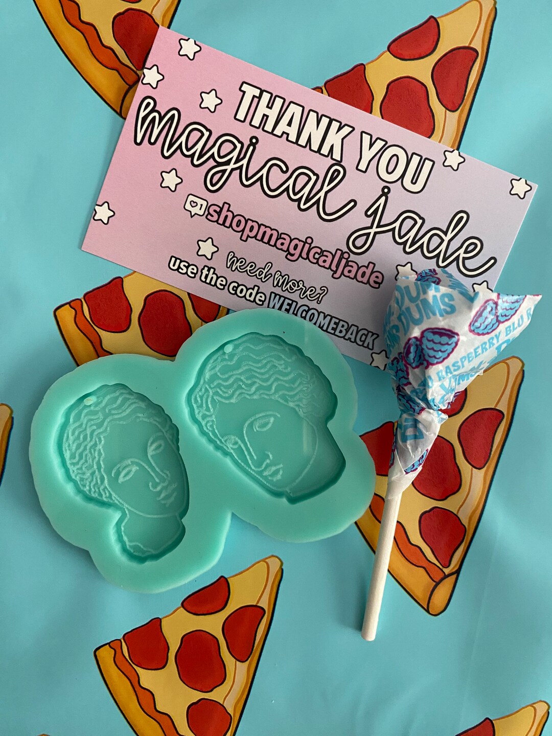 Greek Statue Earrings Resin Mold, Silicone Molds for Epoxy Resin ...