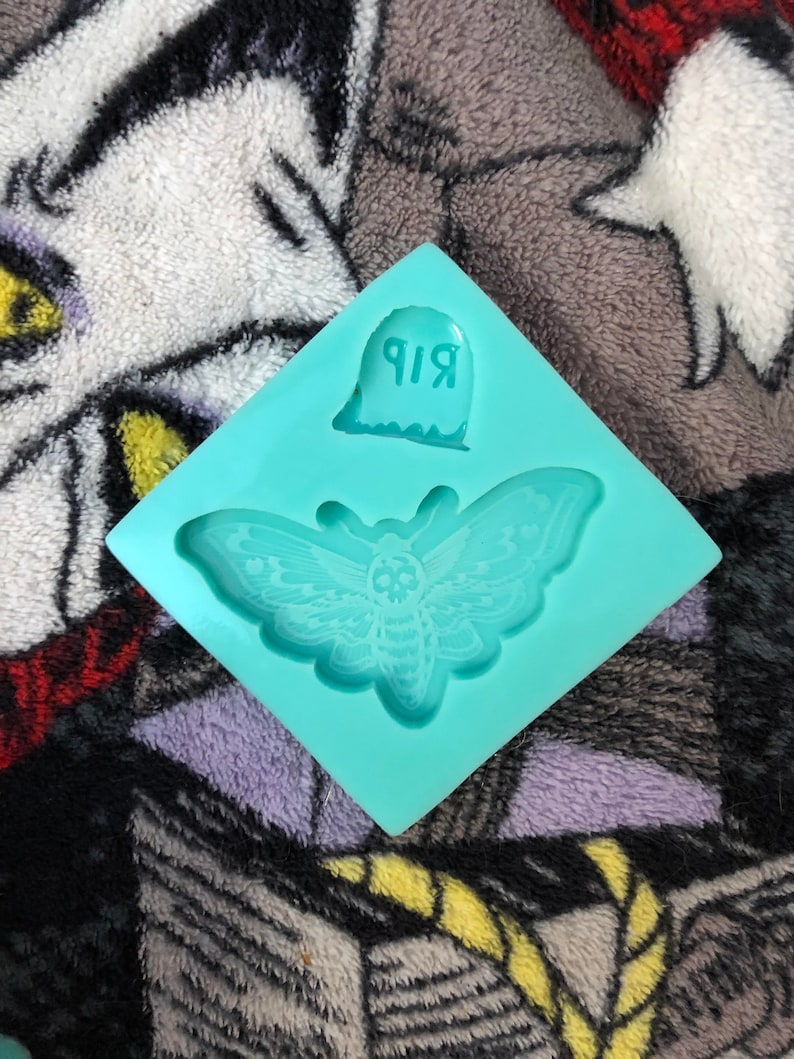 Death's Head Moth Creepy Silicone Mold for Epoxy Resin - Etsy