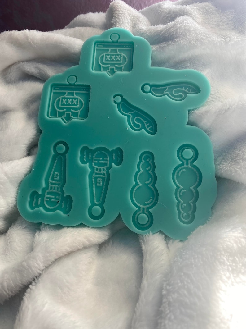 Adult Toy Earring Silicone Mold for Epoxy Resin - Etsy