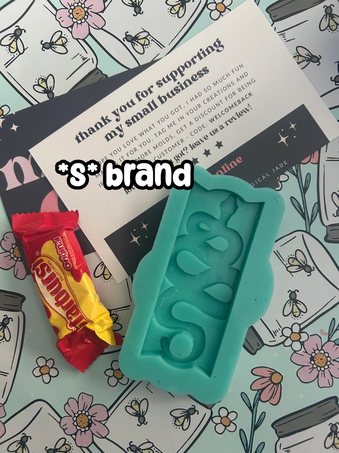 40oz Tumbler Name Plate Resin Mold, Silicone Mold for Epoxy Resin ...