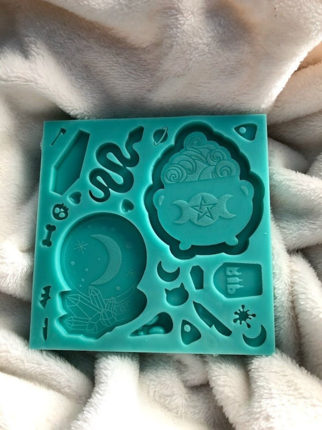 Witch Silicone Mold Epoxy Resin Molds Shaker Resin Mold Craft Resin ...