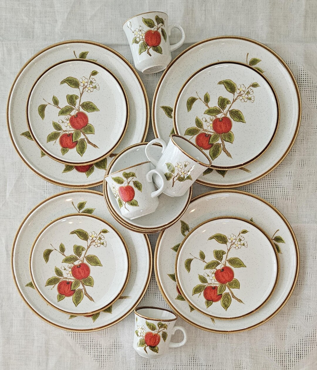 Sophisticated Natural Beauty. Set of 16, Service for 4, Vintage MIKASA ...
