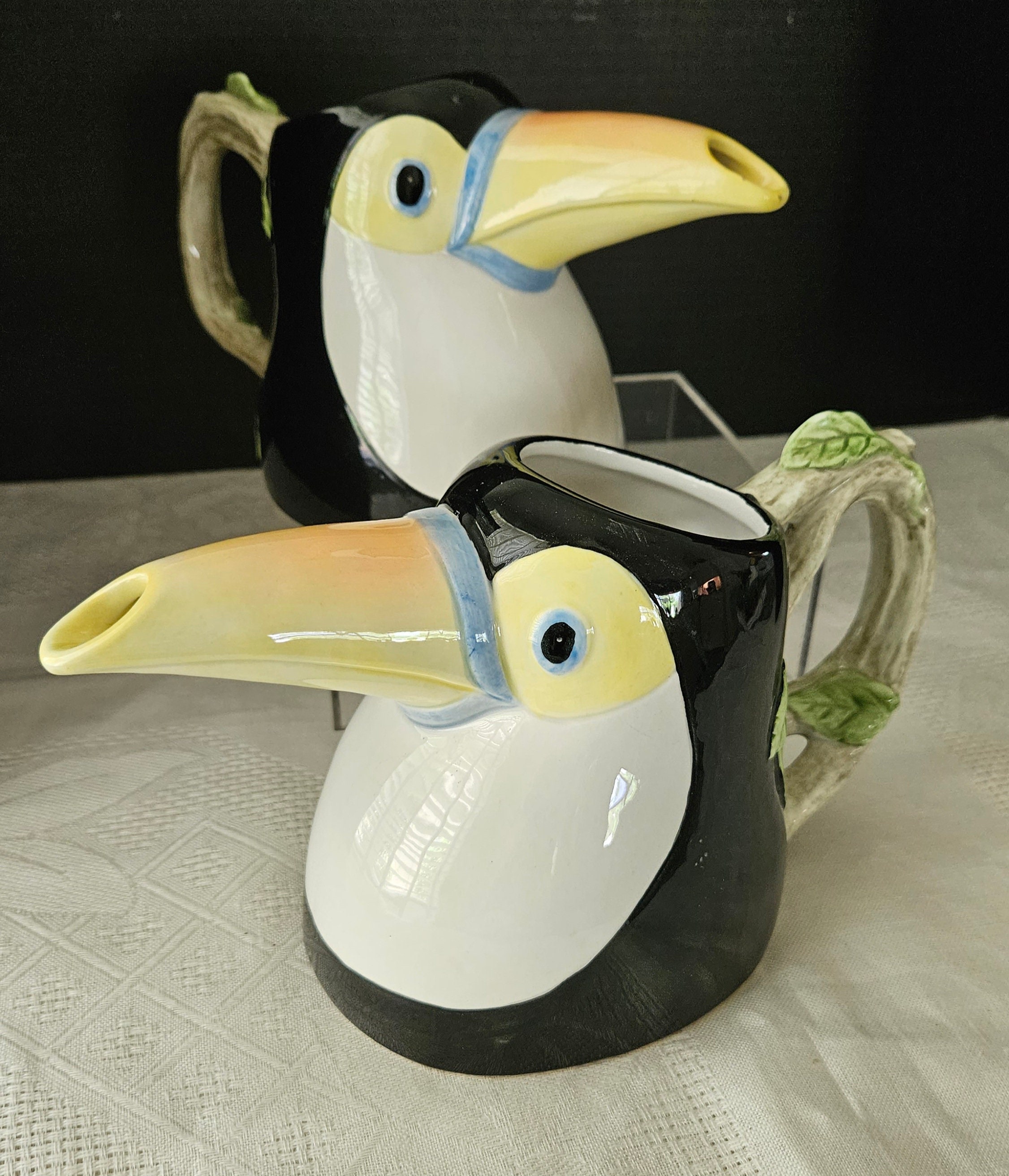 It Must Be a Rain Forrest! Instant Collection of Vintage Bird Pitchers ...
