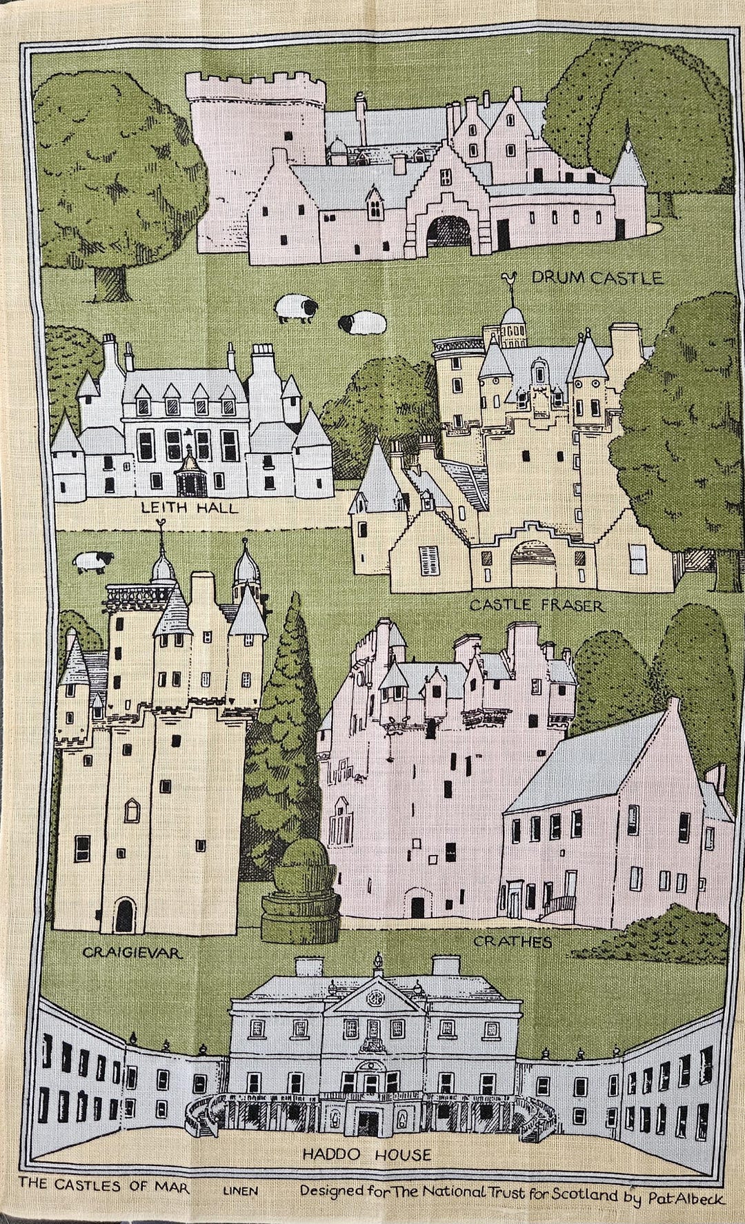 NEW Vintage Pat Albeck for National Trust for Scotland Linen Kitchen ...
