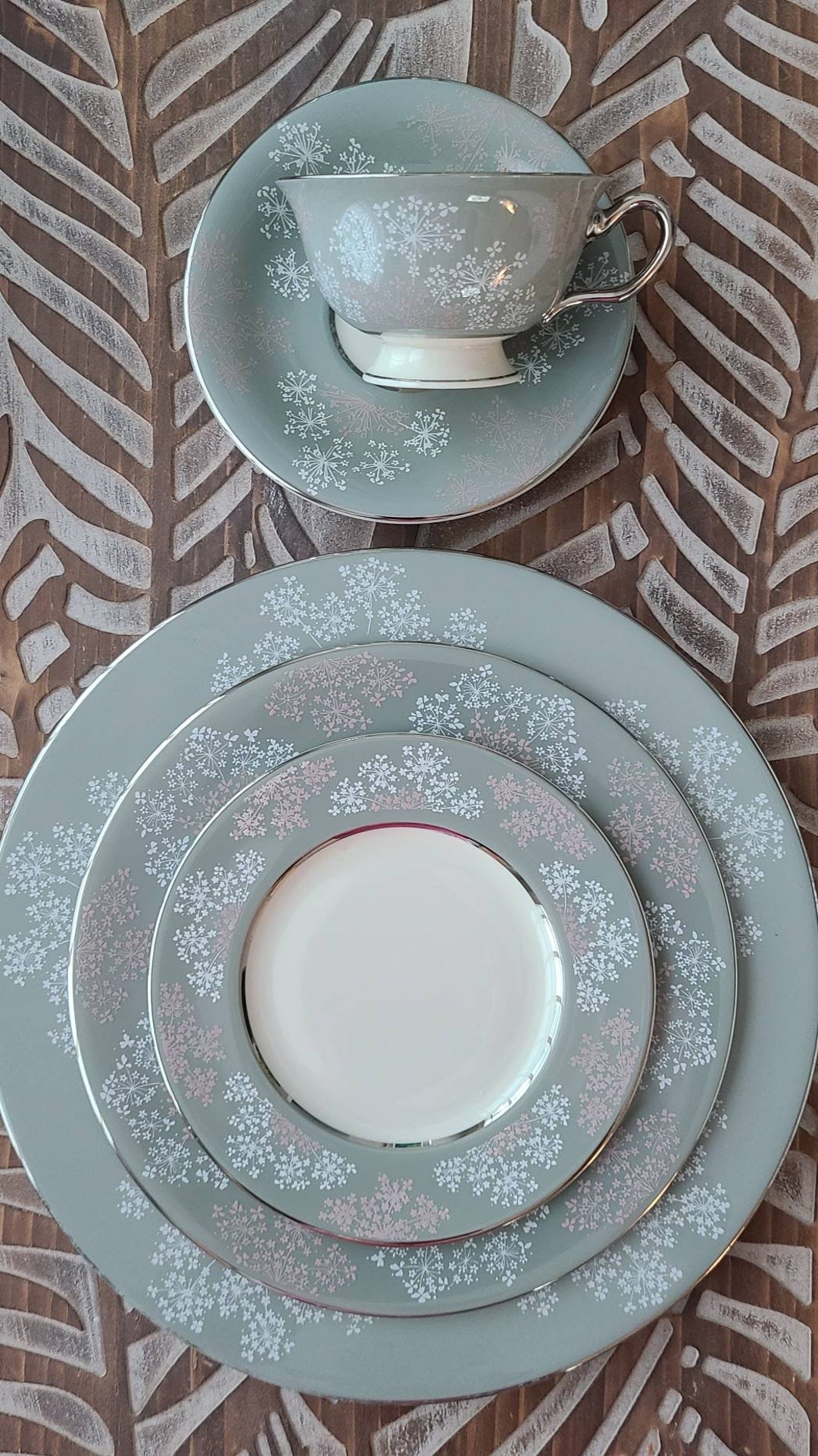 Casual Elegance, Vintage Castleton LACE Dishes, Made in USA, White ...