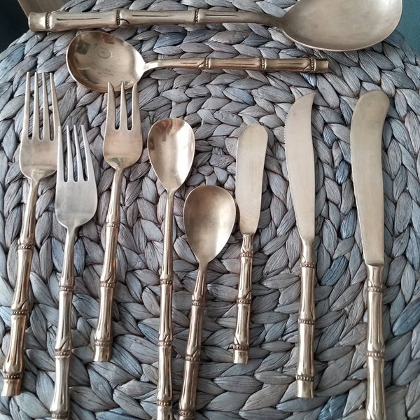 Bamboo Flatware - Etsy
