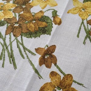 GORGEOUS Vintage Signed Luther Travis Floral Linen Kitchen Tea Towels ...