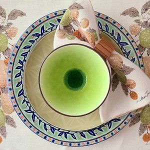 NOSTALGIC Heartwarming Set of 6 Vintage Luther Travis Belgian Linen ...