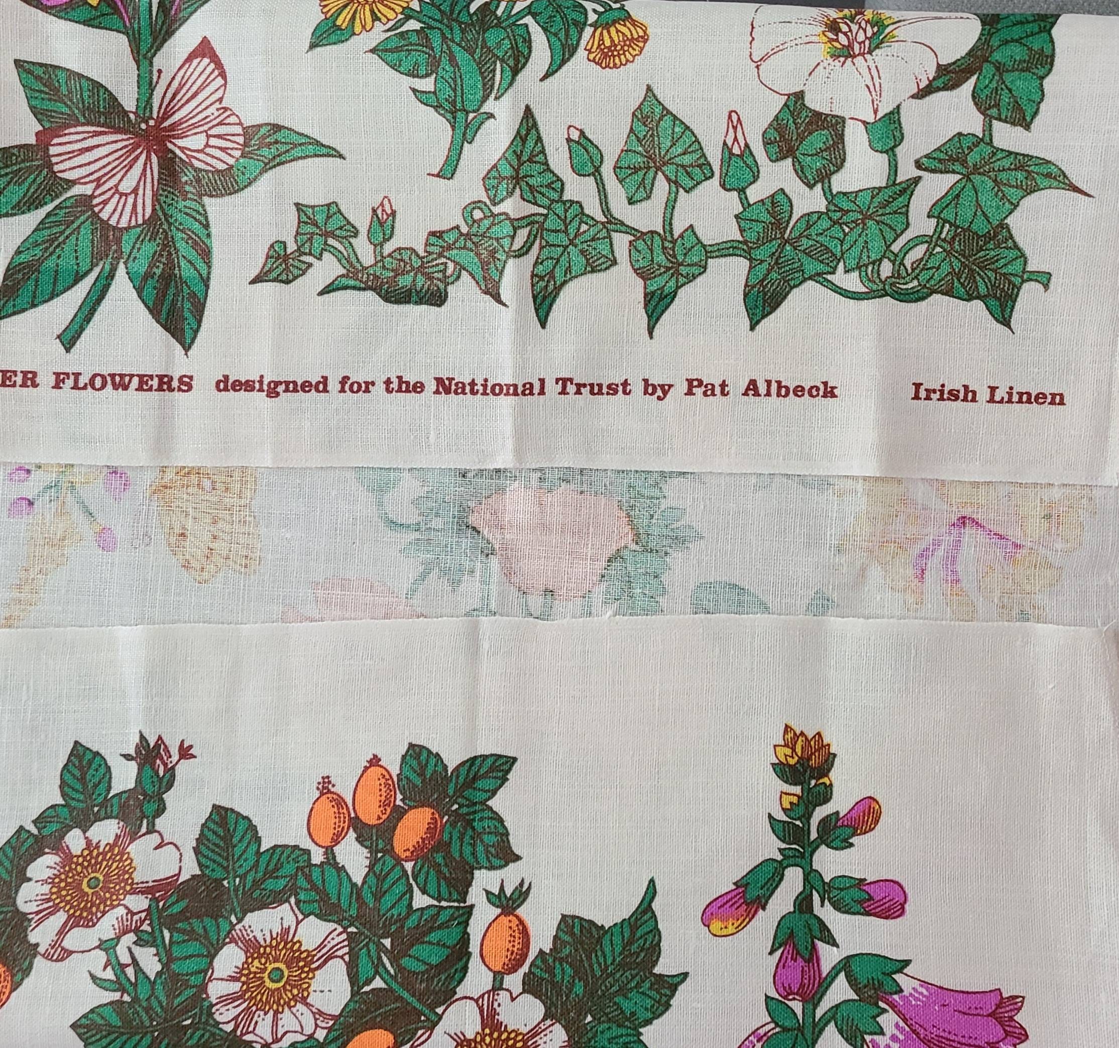 Rare SUMMER FLOWERS, NEW Vintage Signed Pat Albeck for the National ...