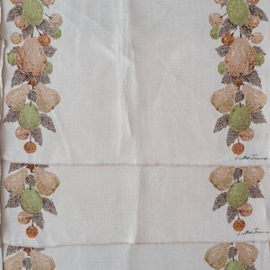 NOSTALGIC Heartwarming Set of 6 Vintage Luther Travis Belgian Linen ...
