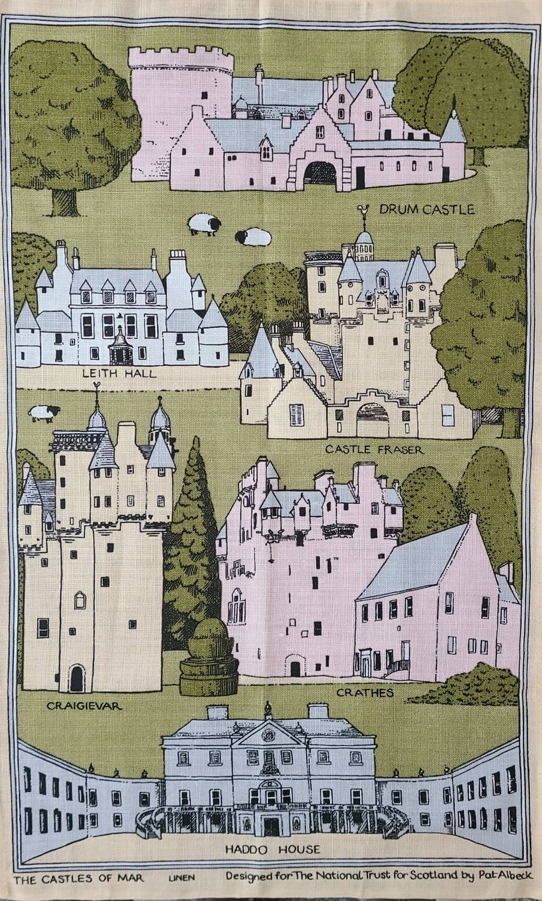 NEW Vintage Pat Albeck for National Trust for Scotland Linen Kitchen ...