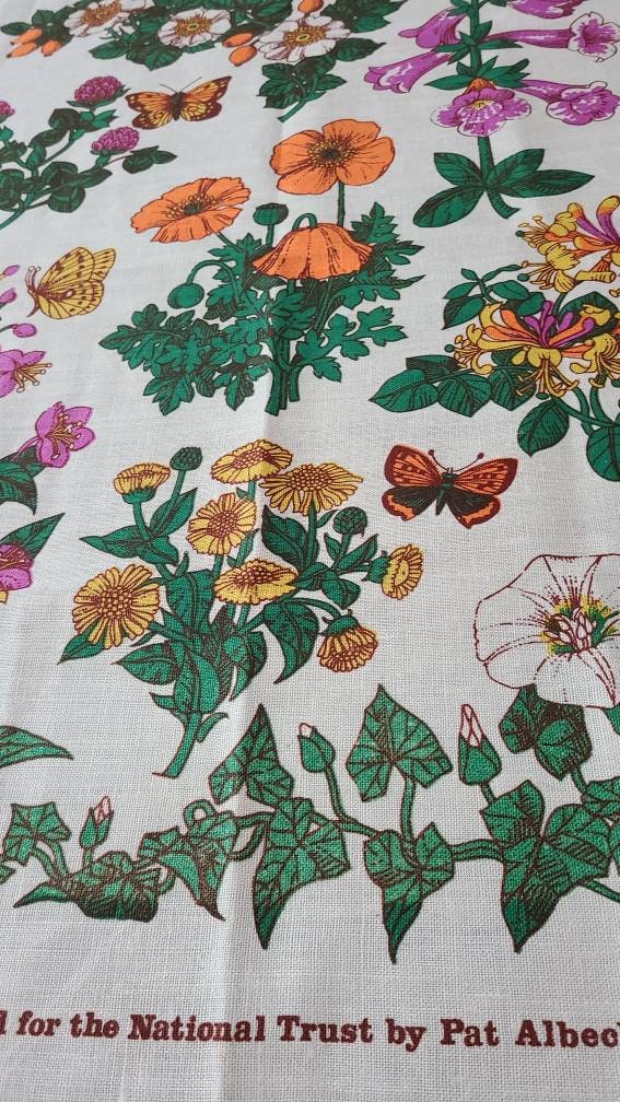 Rare SUMMER FLOWERS, NEW Vintage Signed Pat Albeck for the National ...