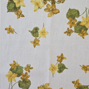 GORGEOUS Vintage Signed Luther Travis Floral Linen Kitchen Tea Towels ...