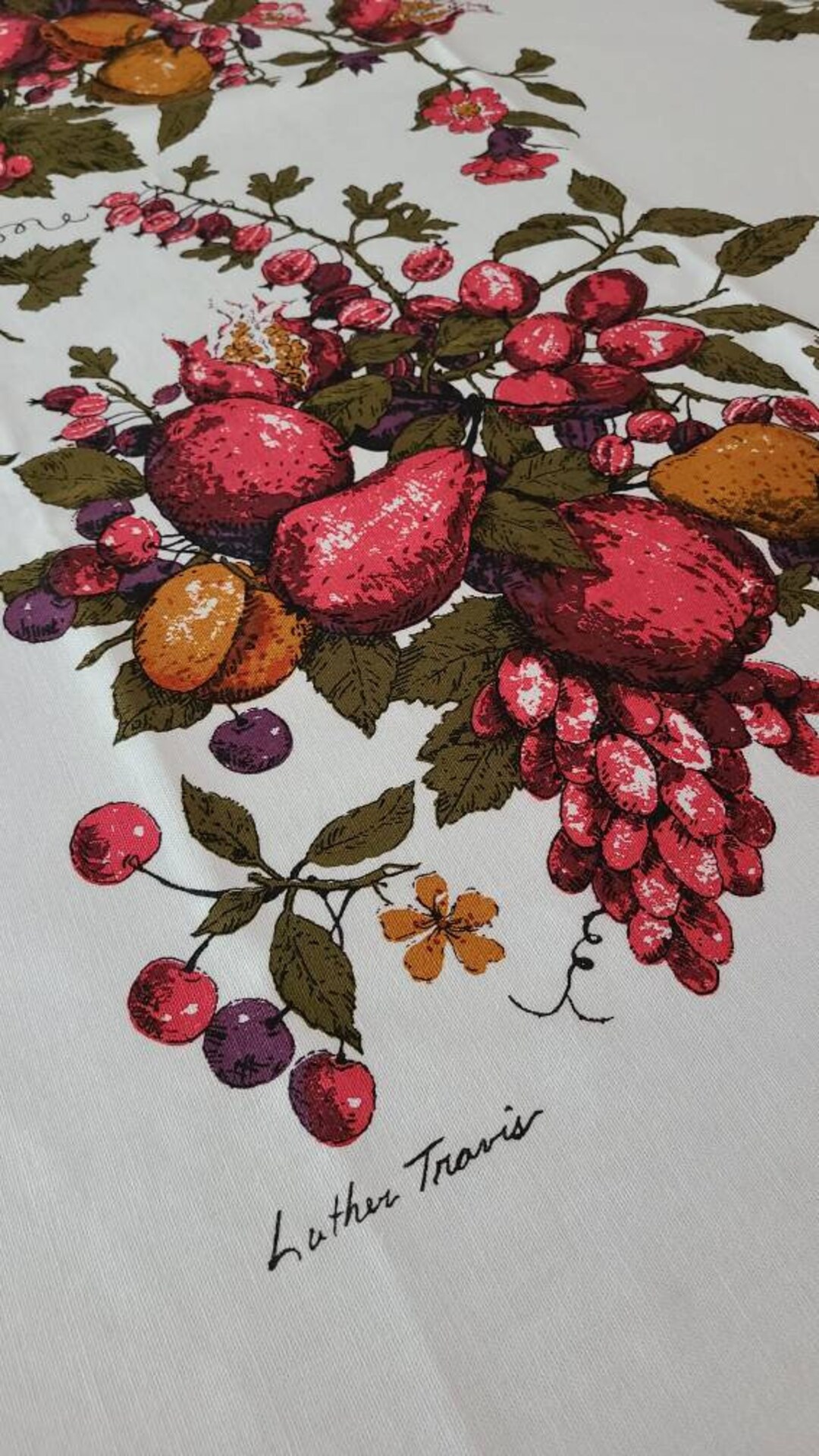 STUNNING Modern Traditional FALL Vintage Luther Travis 60 X 79 ...