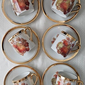 Falling for FALL. STUNNING NEW Vintage 17 Piece White Porcelain Coffee ...