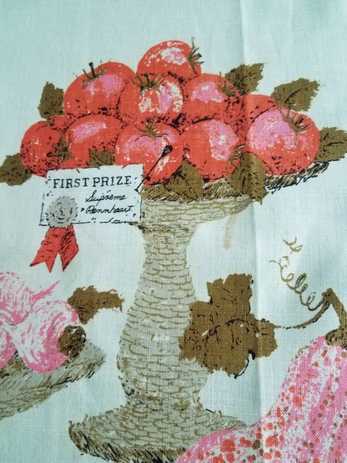 NEW VTG Signed Luther Travis Belgian Linen Kitchen Tea Towels | Etsy