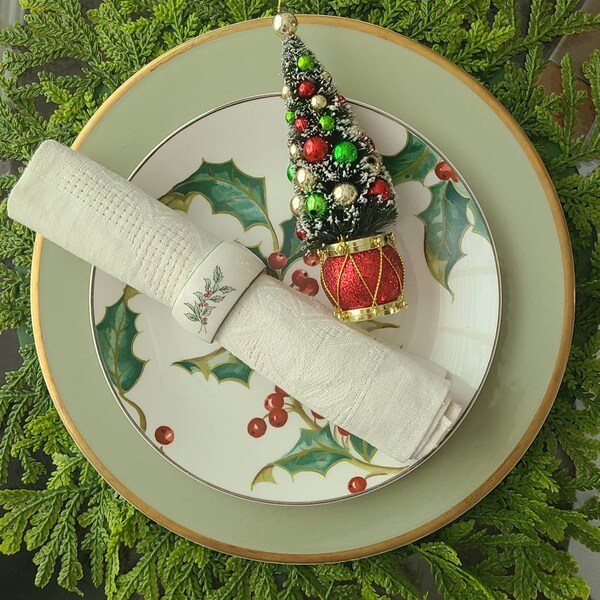 Winter Napkin Rings - Etsy