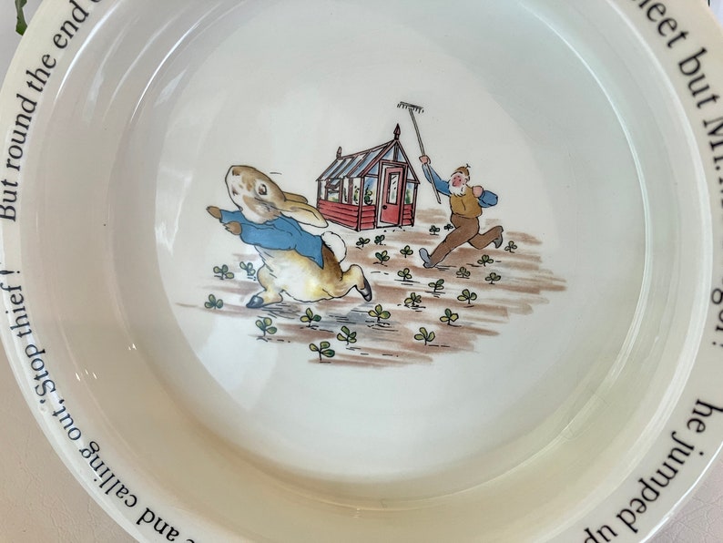 Wedgwood Set Peter Rabbit Beatrix Potter Children's China Setting NEW ...