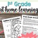 1st Grade at Home Learning Activities Week 1 | Etsy