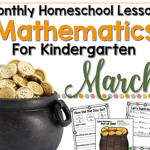 January Homeschool Lessons Kindergarten Math & Language Arts | Etsy