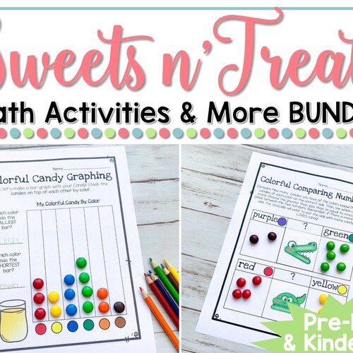 Halloween Candy Math Activities & More for Kindergarten and - Etsy