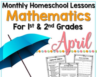 Summer Homeschool Lessons for 1st and 2nd Grades Math | Etsy