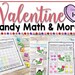 Valentine's Day Candy Heart Math & More for 1st and 2nd Grade - Etsy