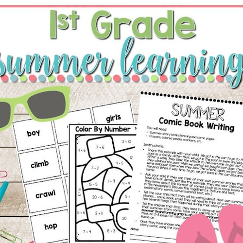 2nd Grade Summer Review Packet for Summer Learning - Etsy