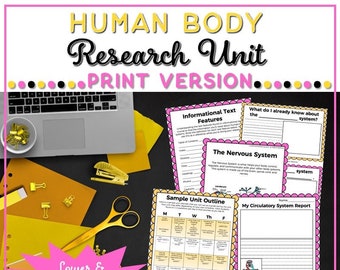 Lower and Upper Grades Landforms Research Unit print Version | Etsy