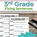 36 Weeks of Fixing Sentences for 3rd Grade - Etsy