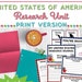 Lower and Upper Grades United States Research Unit (print Version) - Etsy