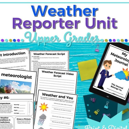 Lower and Upper Grades Water Cycle Thematic Unit digital - Etsy