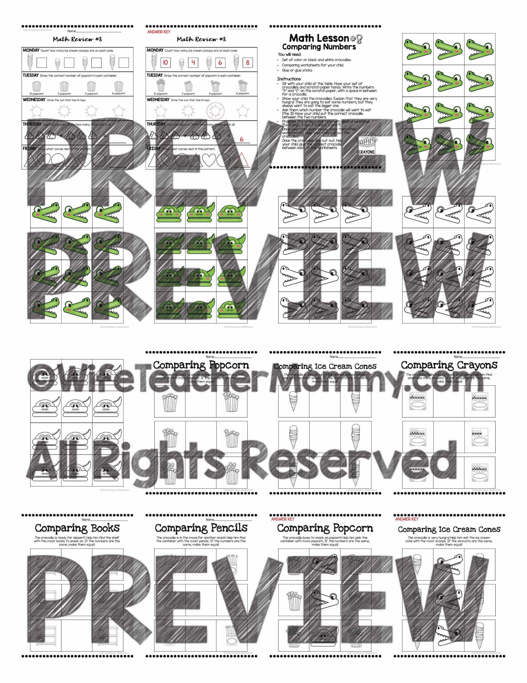 Pre-k at Home Learning Activities Week 8 - Etsy