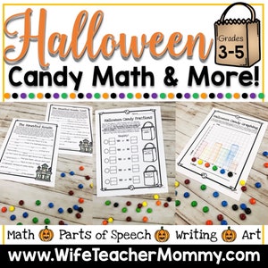 Sweets N' Treats Candy Math & More Activities for 3rd, 4th, and 5th ...