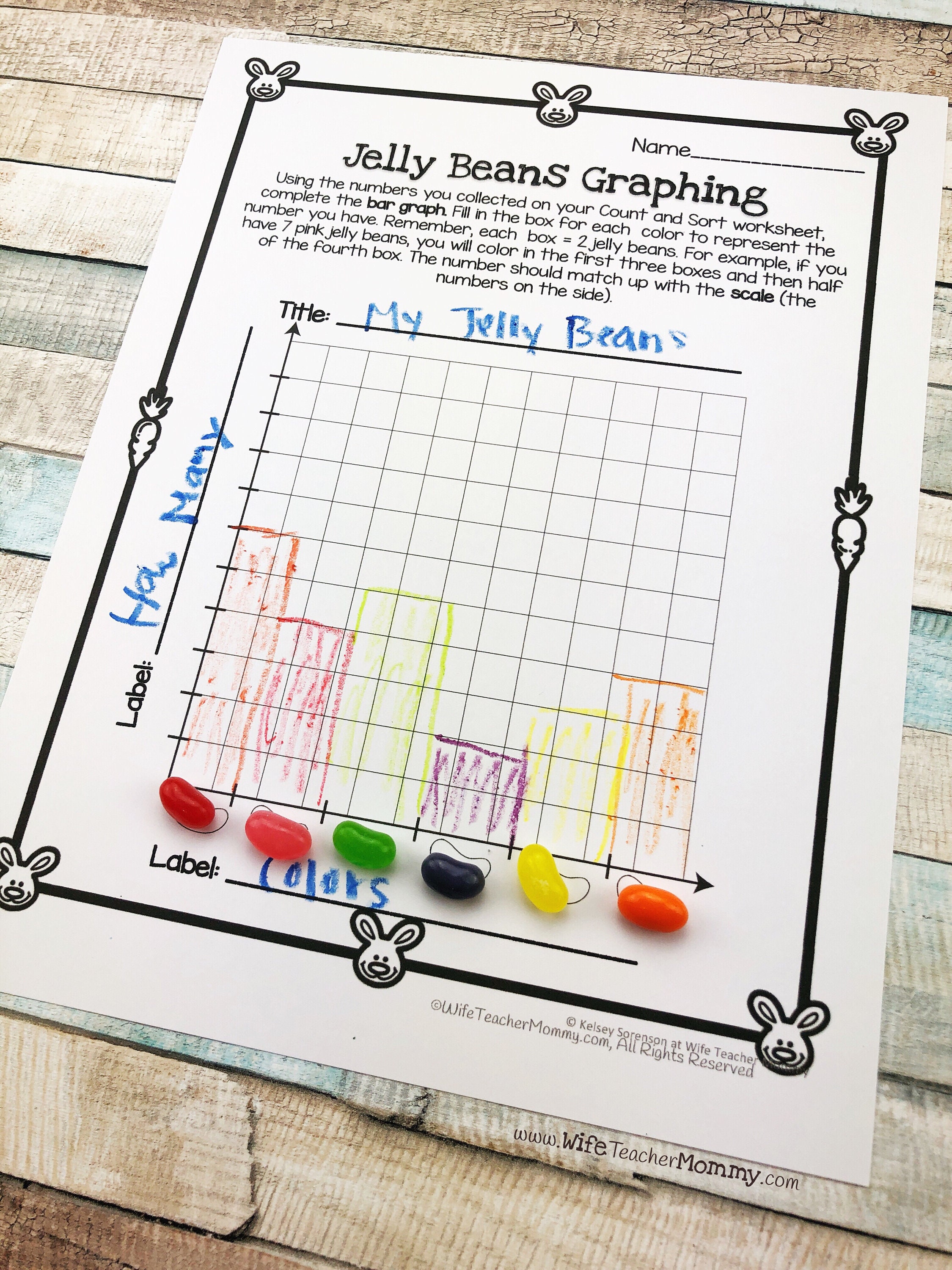 Easter Jelly Bean Math & More for 3rd, 4th, and 5th Grade - Etsy