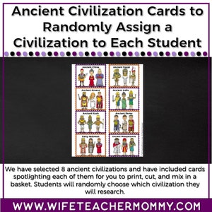 Lower and Upper Grades Ancient Civilizations Research Unit (print ...