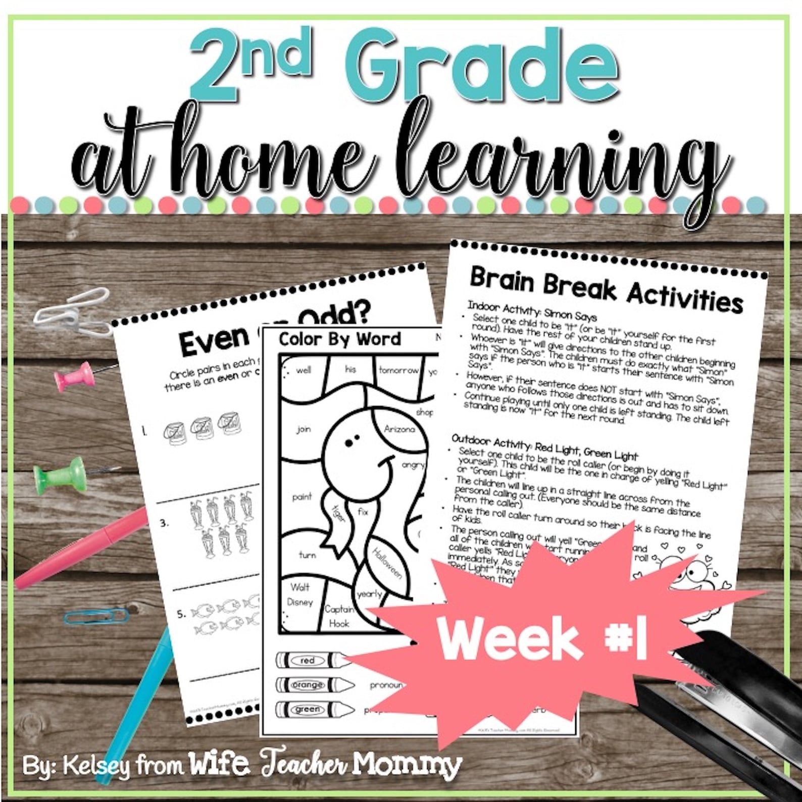 2nd Grade at Home Learning Activities Bundle - Etsy
