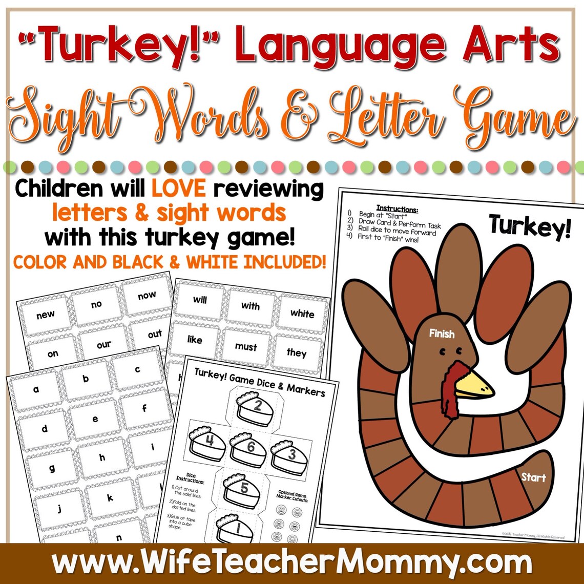 November Homeschool Lessons for Pre-k Language Arts - Etsy