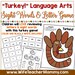 November Homeschool Lessons for Pre-k Language Arts - Etsy