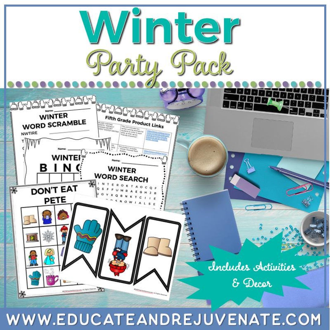 Winter Party Pack - Etsy