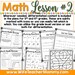 March Homeschool Lessons for 5th and 6th Grades Math - Etsy