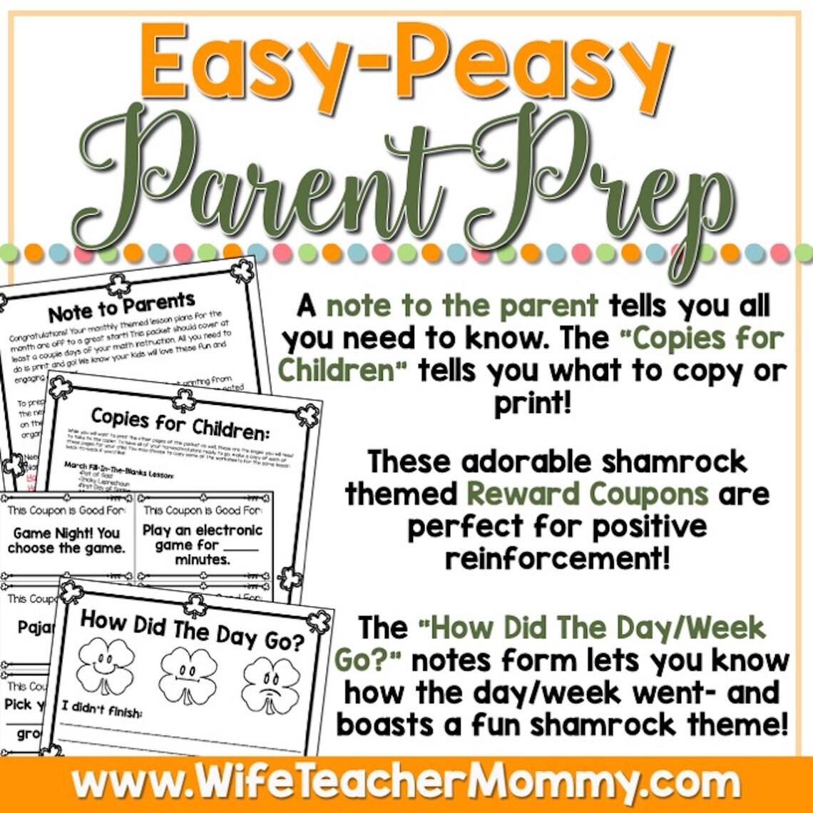 March Homeschool Lessons for 5th and 6th Grade Math & Language Arts ...